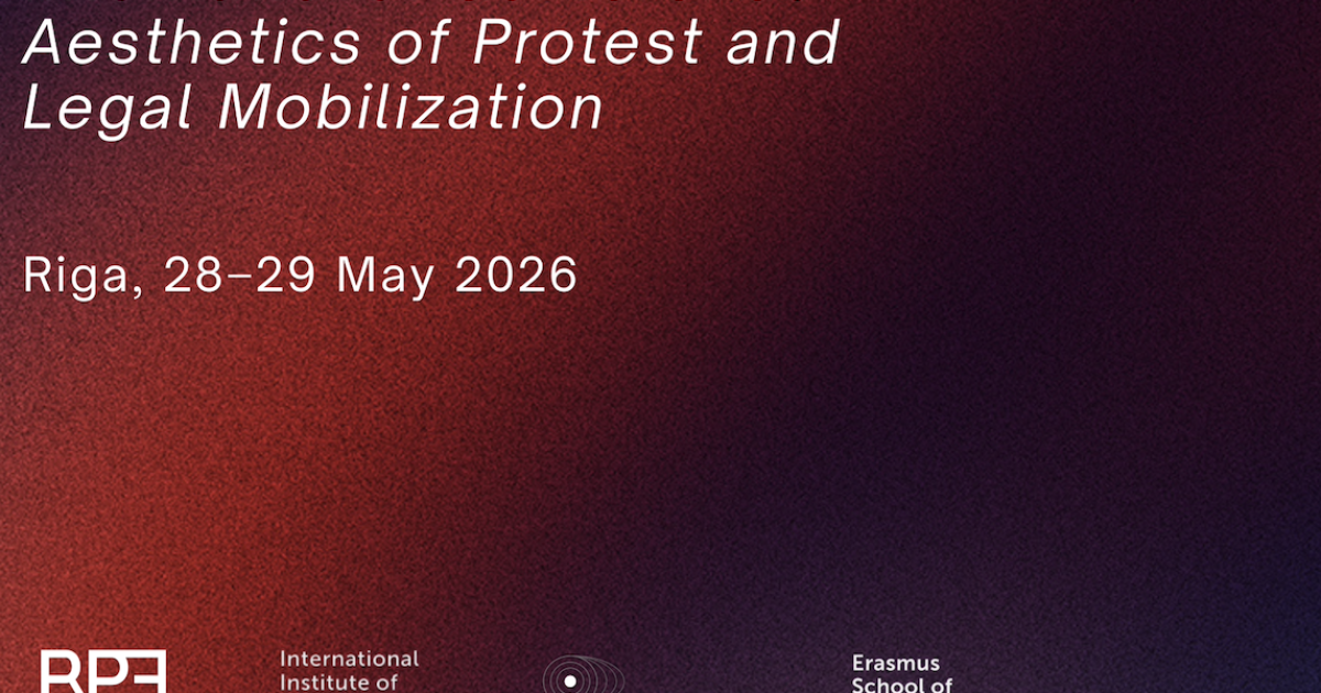 Call for papers – conference "Aesthetics of Protest and Legal ...